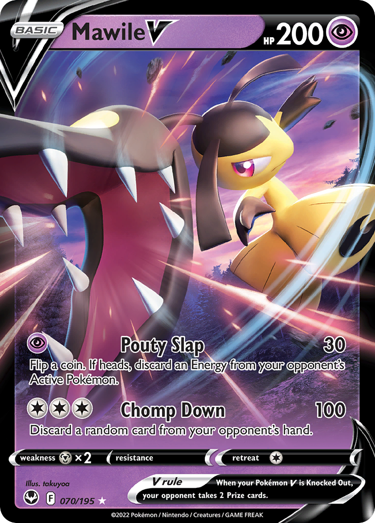 Mawile V - 070/195 - V Rare - Silver Tempest